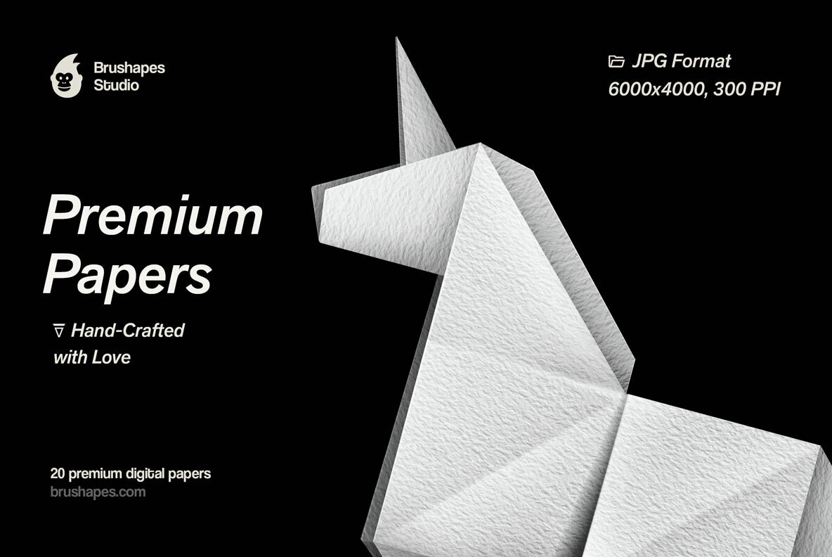 20 Premium Hand-Made Paper Textures – Stock Art World